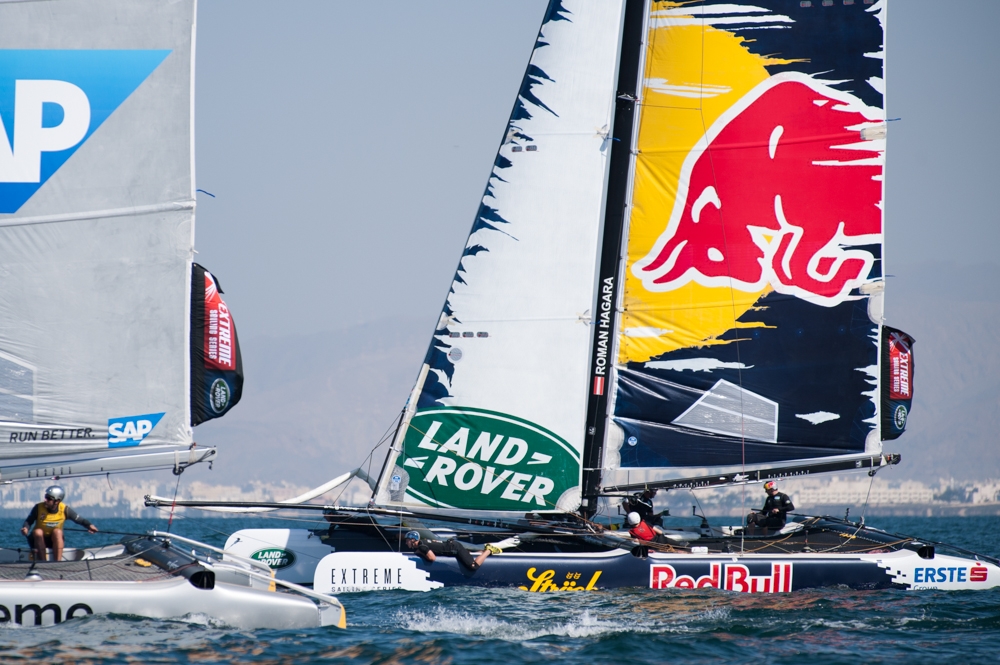 Red Bull Extreme Sailing Team in action during the second act ...