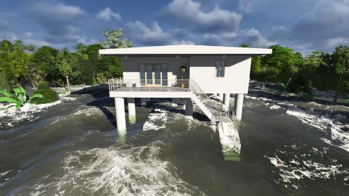 Floating Buildings FDN Save People From Climate Change and Tsunamis ...