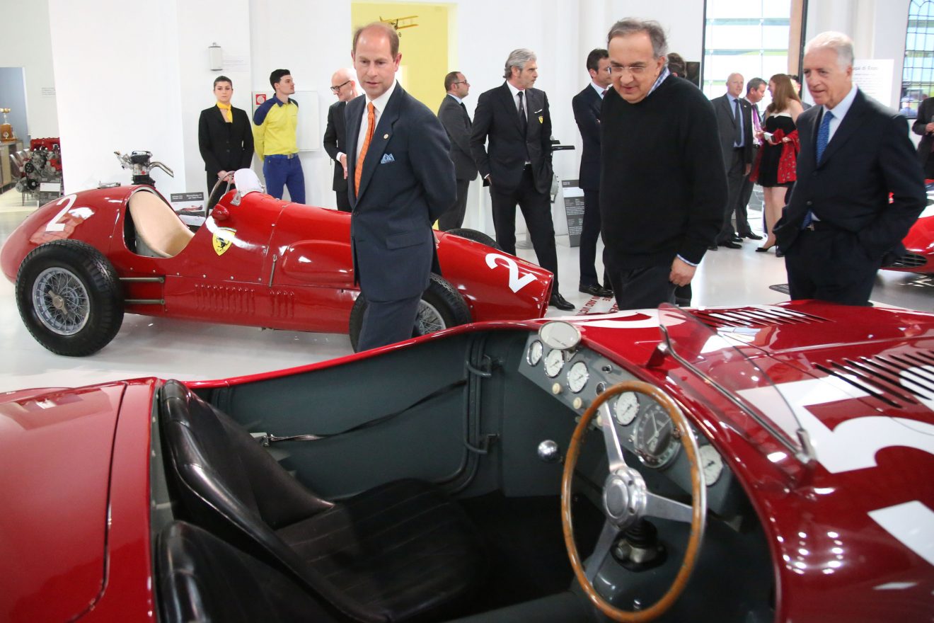 His Royal Highness Prince Edward Visits Ferrari - Littlegate Publishing